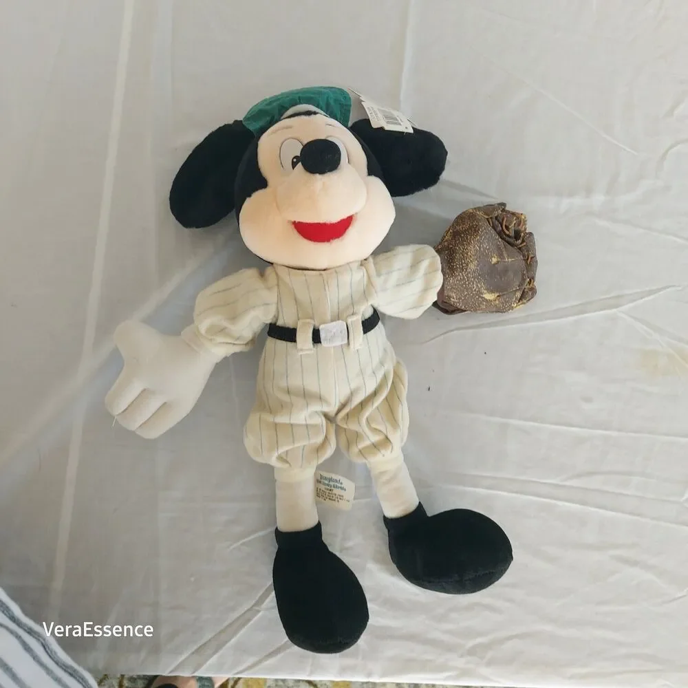 Disney | Toys | Vintage Disney Mickey Mouse Baseball Stuffed Doll ...